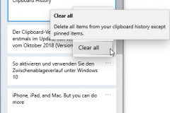 So aktiviert und verwendet man den Zwischenablageverlauf unter Windows 10 – Linuxpeter Softwareblog