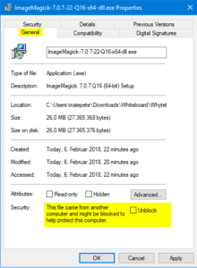 Windows 10: Das Ausführen von Software auf dem Computer wurde für diesen Herausgeber blockiert ...
